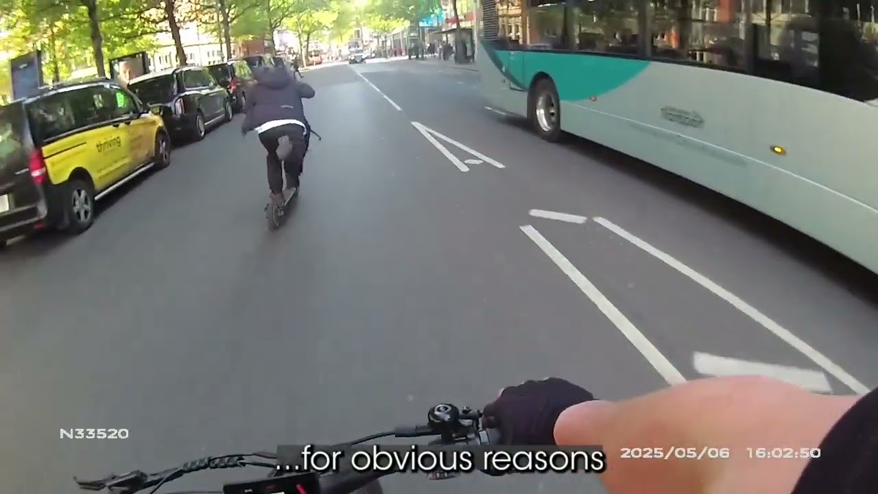 Fleeing e-scooter rider detained by cycling officer