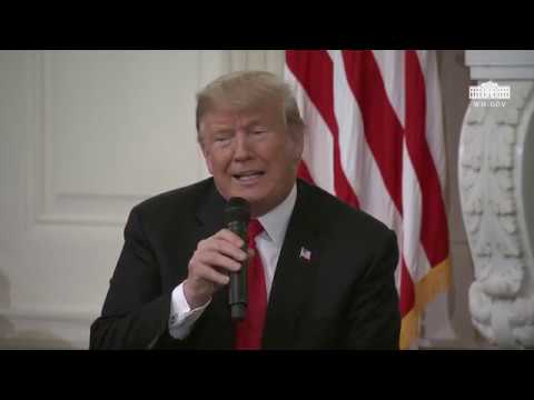 President Trump Attends the Our Pledge to America's Workers Event