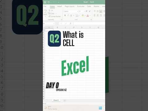 Excel for Beginners - What is Cells? | Day 01 Episode 02 | Microsoft Excel