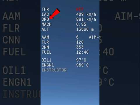 Difference between IAS and TAS #warthunder #gaming #aviation