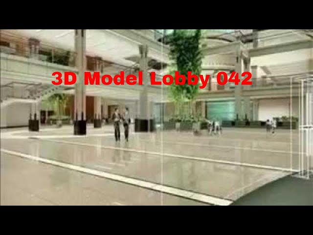 Lobby 042 3D Model - FlatPyramid