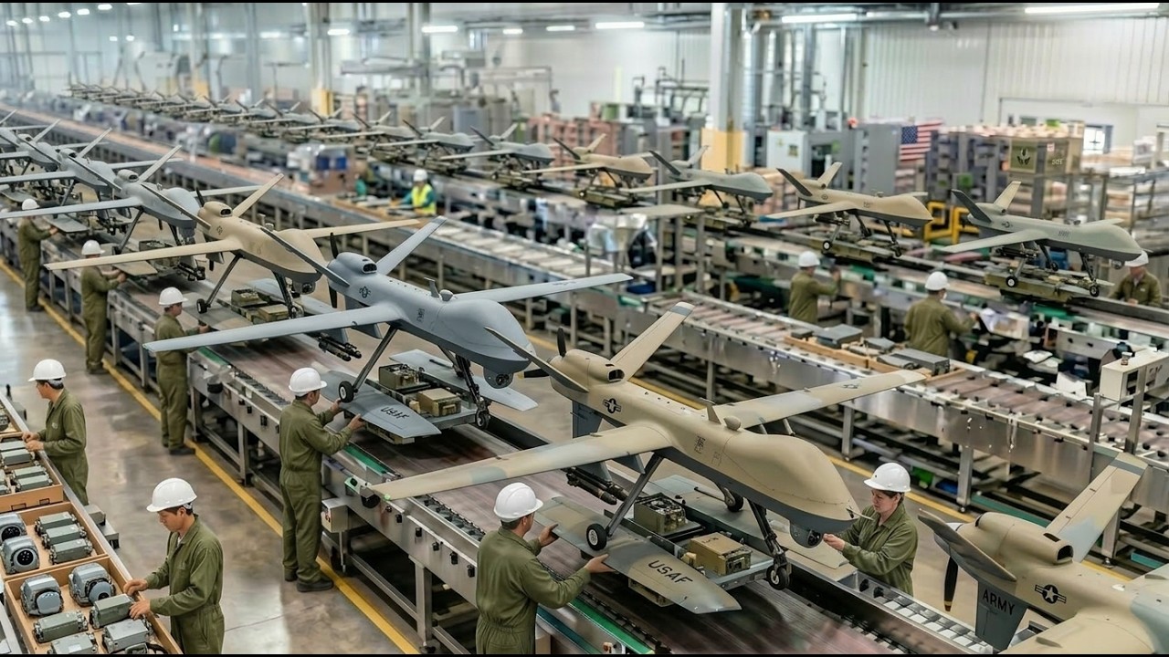 World’s Most Advanced Military Drone Factory | From Raw Materials to Battlefield UAV (Full Process)