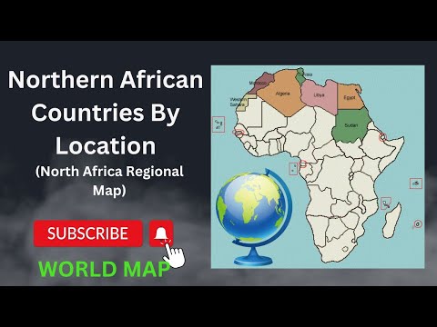 What Countries in Northern Africa Region / Map of North Africa Quiz / Northern African Countries Map