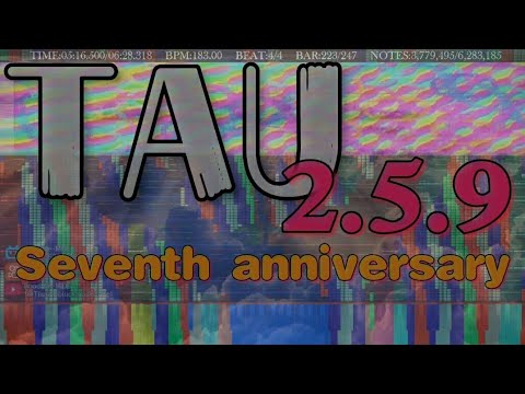 Tau the Song with 6.28318 Million Notes Seventh anniversary