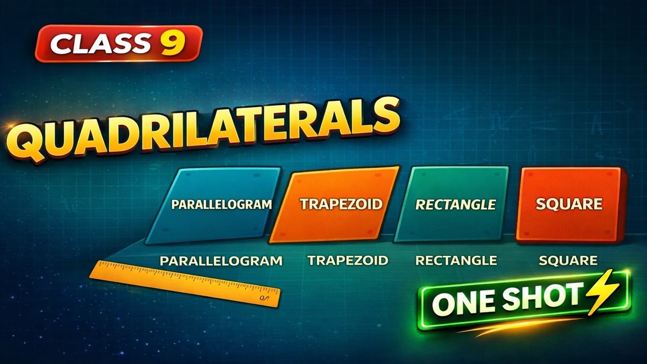 CBSE Class 9 || Maths || Quadrilateral || Animation || in English @digitalguruji3147