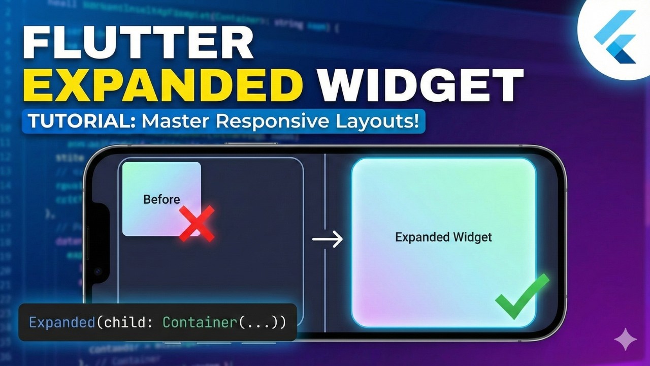 How to Use Expanded Widget in Flutter (With Examples)