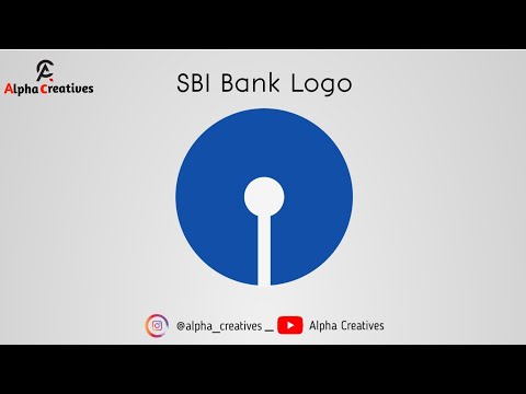SBI Bank Logo Design Youtube Video #shorts #Youtubeshorts