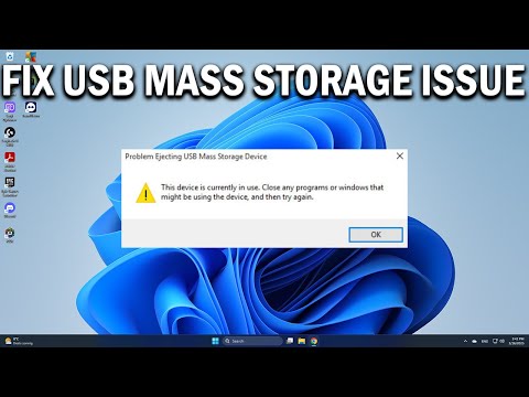 How To Fix A USB Mass Storage Device Problem - Easy Fix