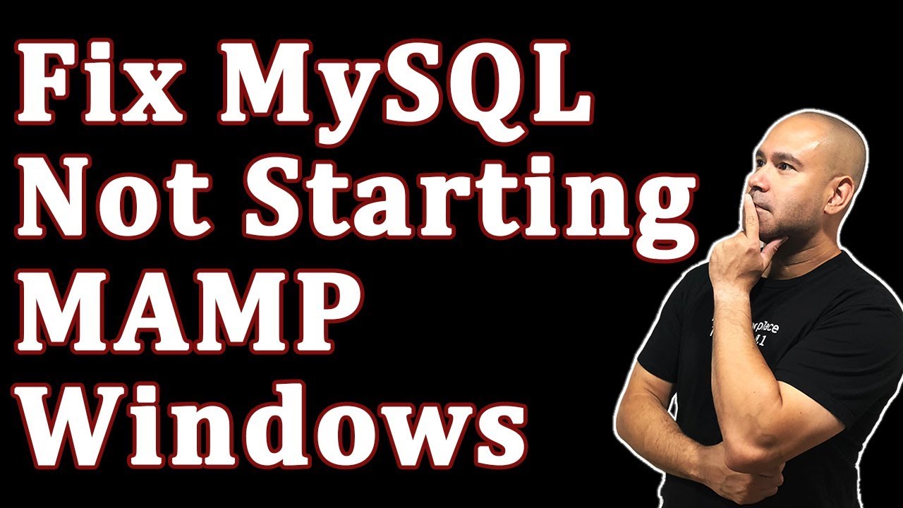 How To Fix MySQL Server Won't Start - MAMP Windows