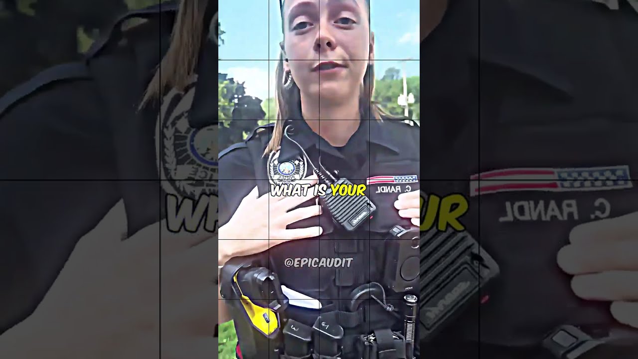 Rookie Lady Cop Desperate To Arrest Man With Zero Evidence #shorts #audit #cops #police