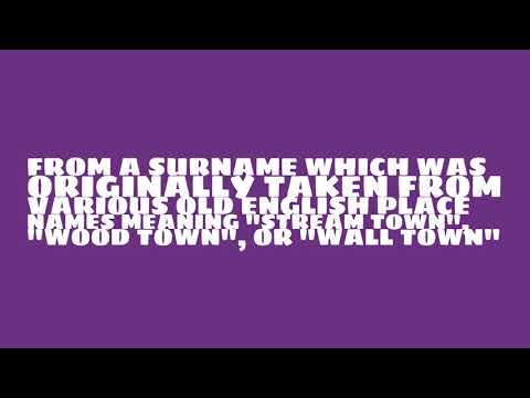 What is the origin of the name Walton?