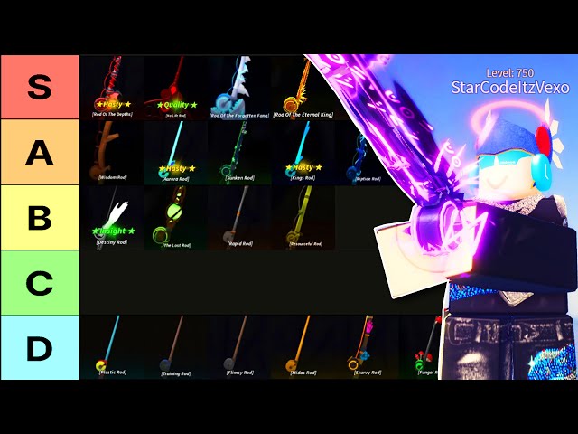 Ranking the Best Fishing Rods in Fisch: A Comprehensive Tier List ...