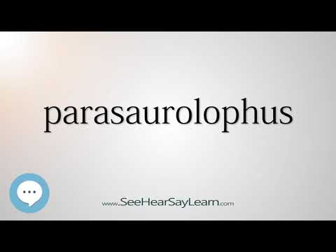 parasaurolophus - Dinosaur Names πβ