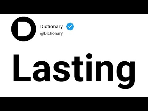 Lasting Meaning In English