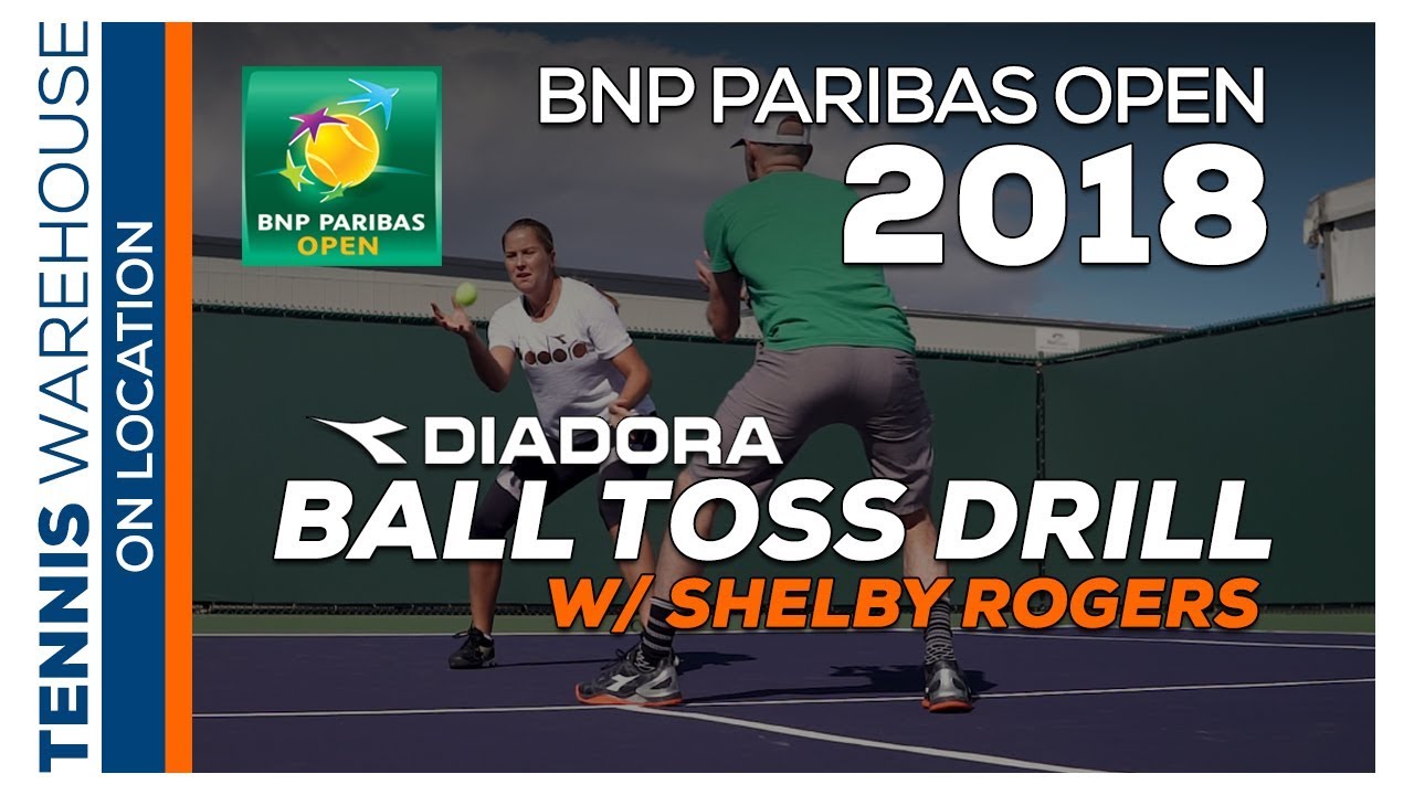 Tennis Footwork Drills with Shelby Rogers: Ball Toss Drill