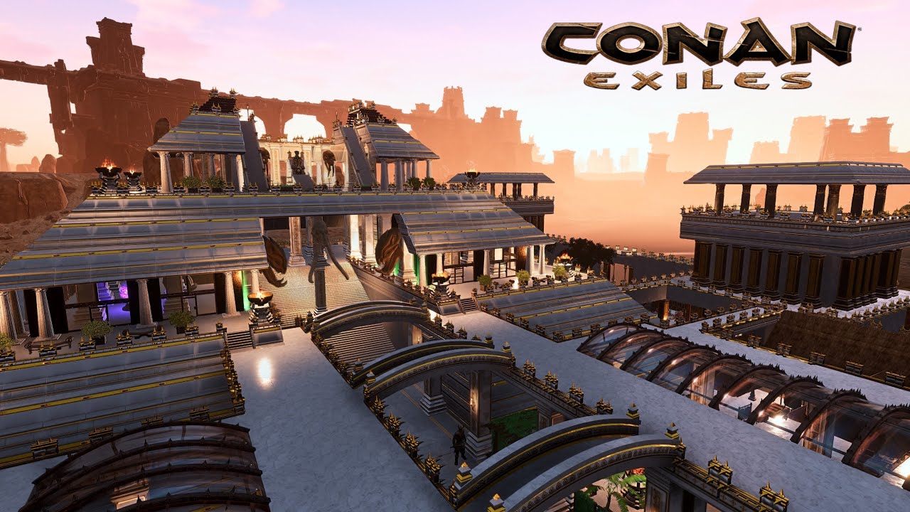 Building a Lemurian Temple | Conan Exiles