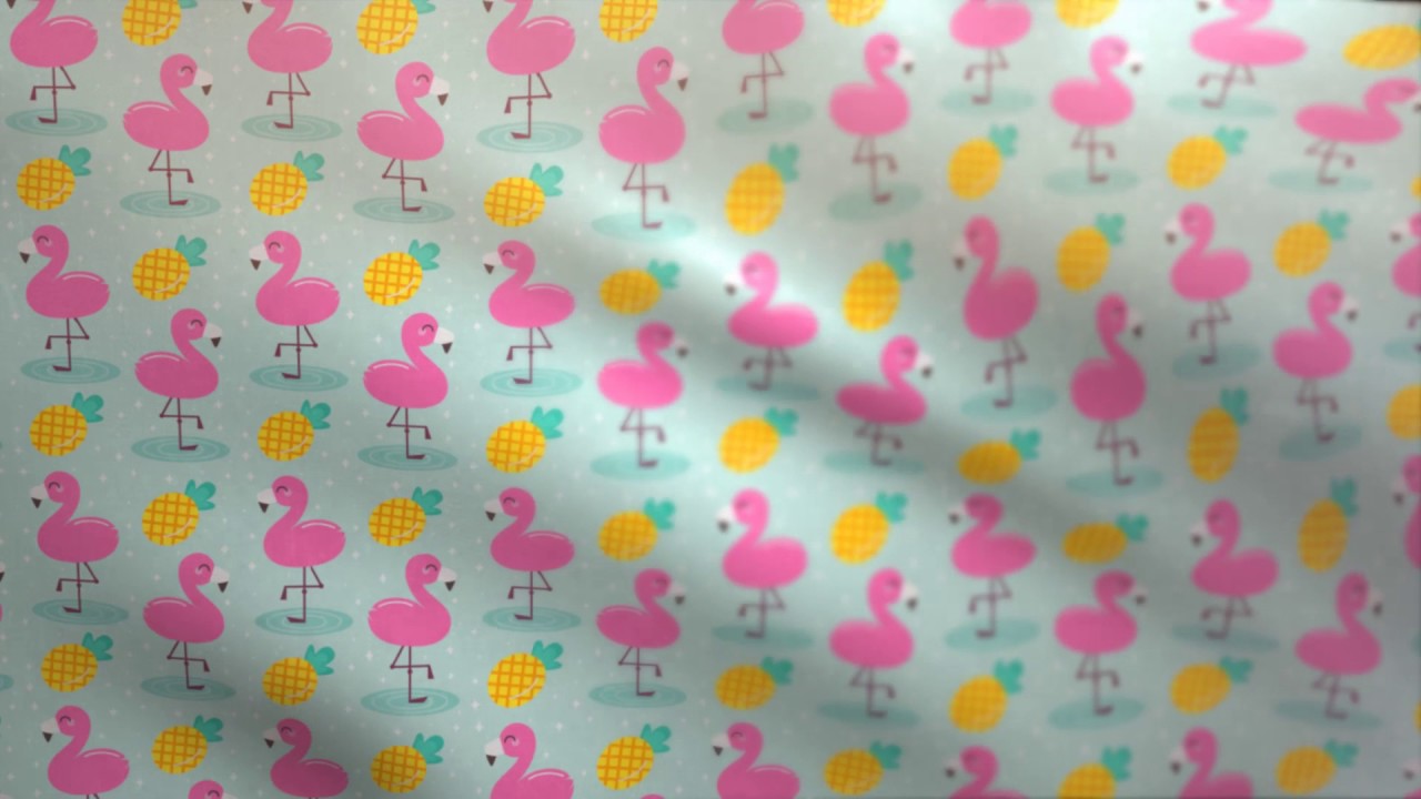 Summer Pattern Fabric Animated version 04 - free motion graphics