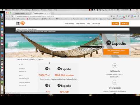Expedia Coupon verification by I’m in! for 5/11/15