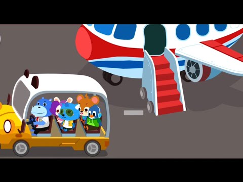 Air travel (fun and educational) kids video game