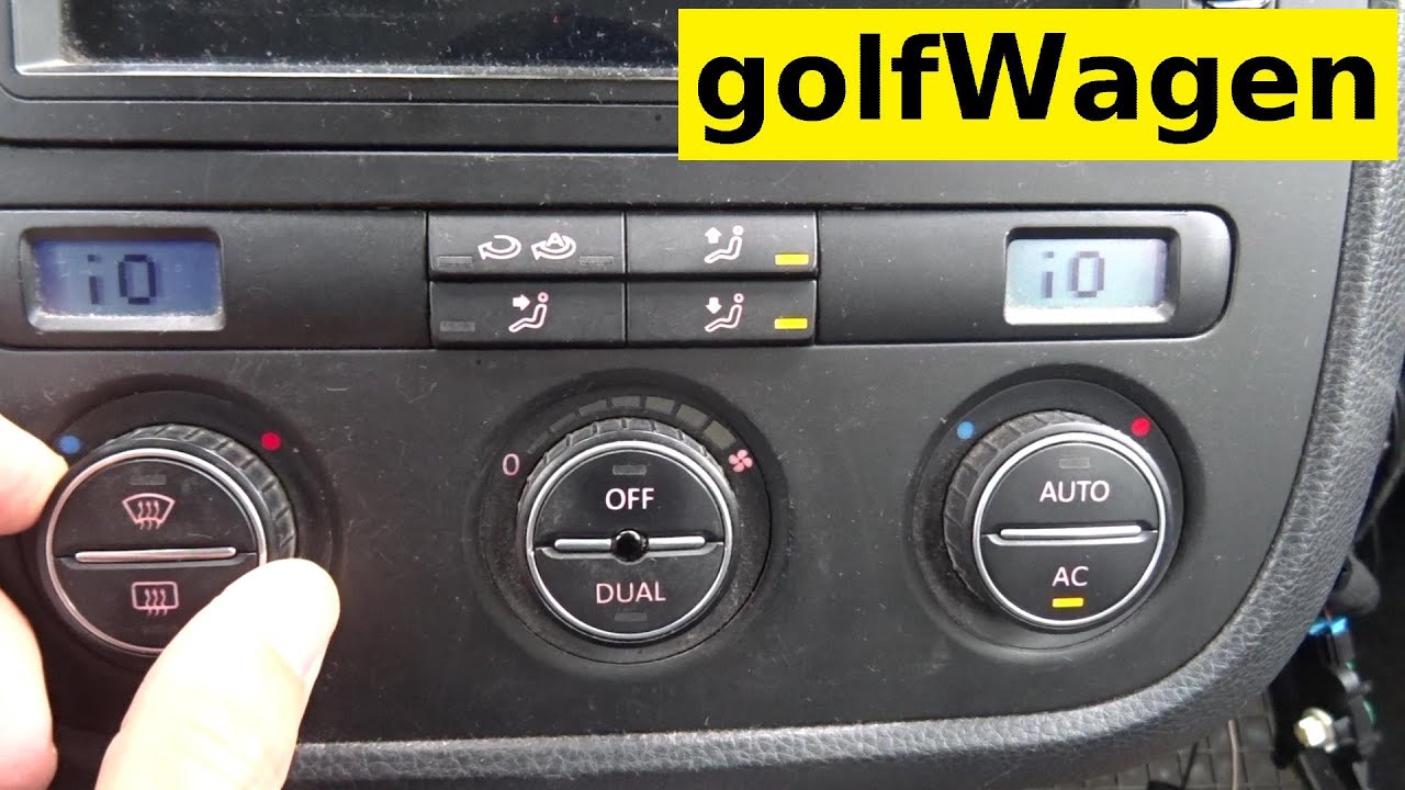 VW Golf 5 climatronic diagnostic code