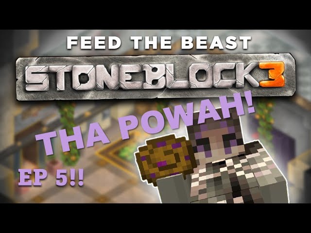 Stoneblock3 Base The Powah setup and a Create Casing Machine Minecraft Map