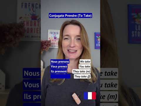 Conjugate Prendre (To Take) with Me in French