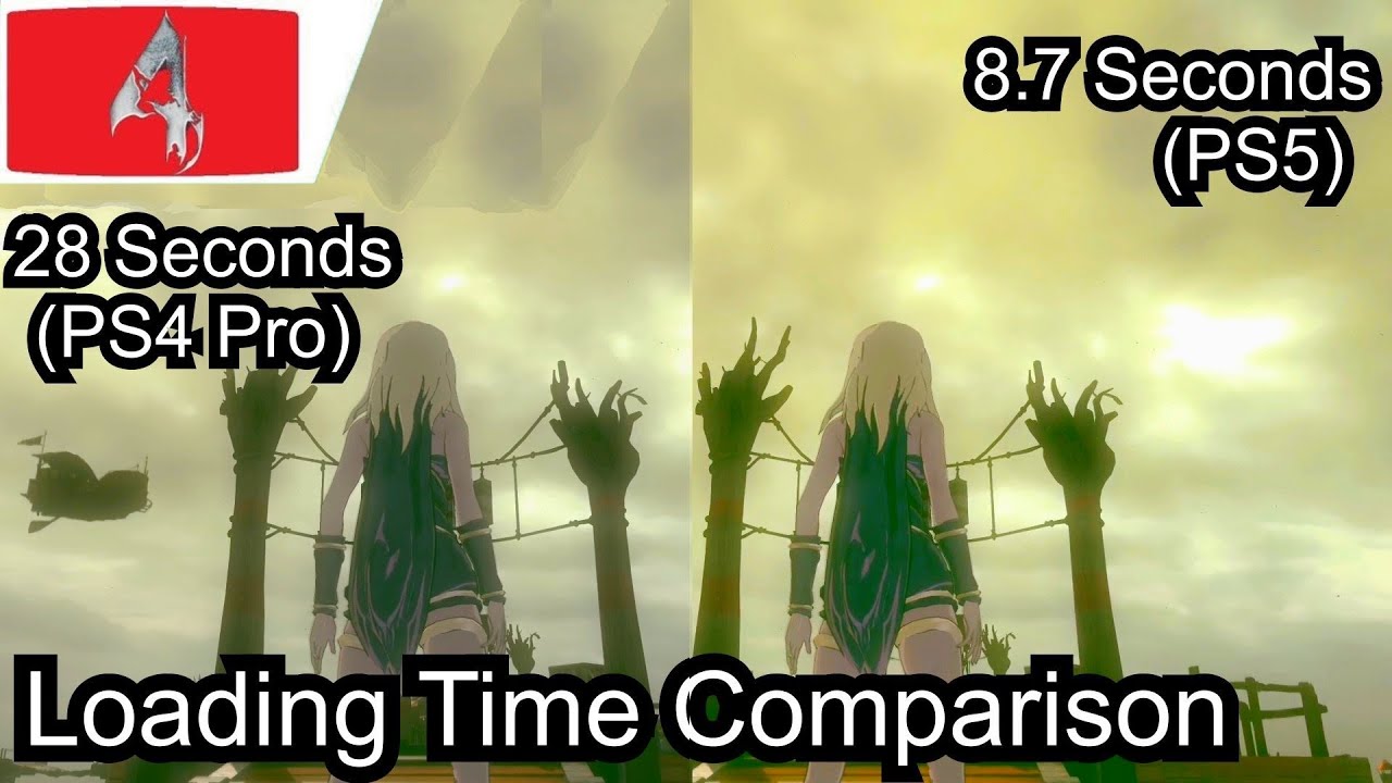Gravity Rush 2 PS4 Pro vs PS5 Backward Compatibility Load Time Comparisons
