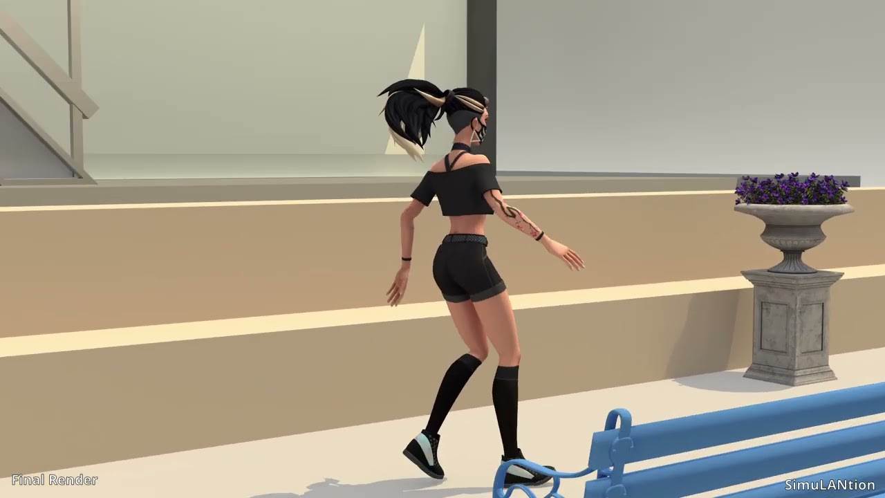 Akali Does Parkour Animation