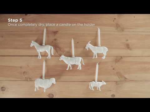 Create Fun DIY Animal Candle Holders