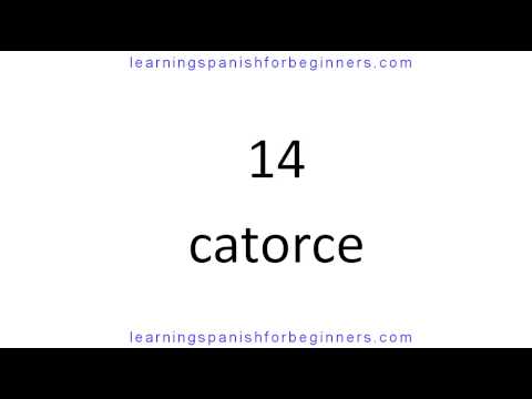Numbers in Spanish 11-20 -- Spanish for Beginners