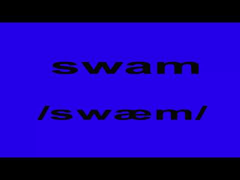 How t pronounce "swam" in American English #americanpronounce #howtopronounce #americanenglish