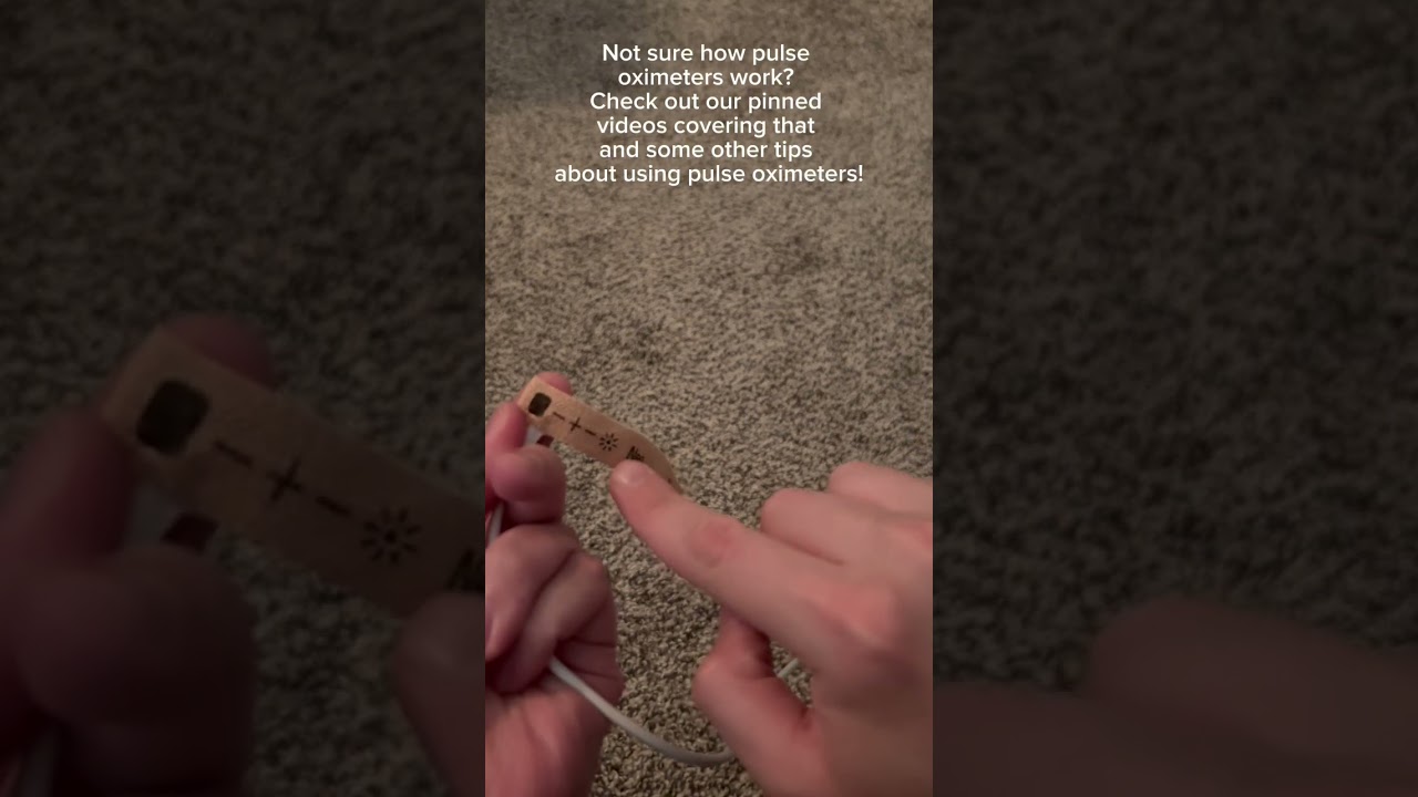 How to apply pulse oximeter probe