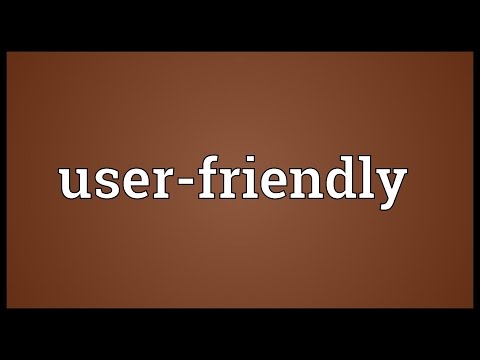 User-friendly Meaning