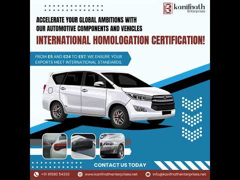 International Homologation Certification!