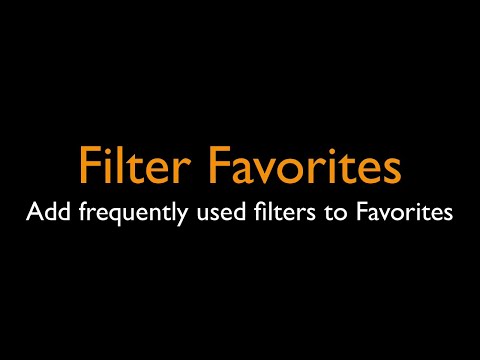 Filter Favorites - PhotoScape X 4.0