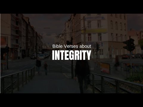 5 Bible Verses about Integrity