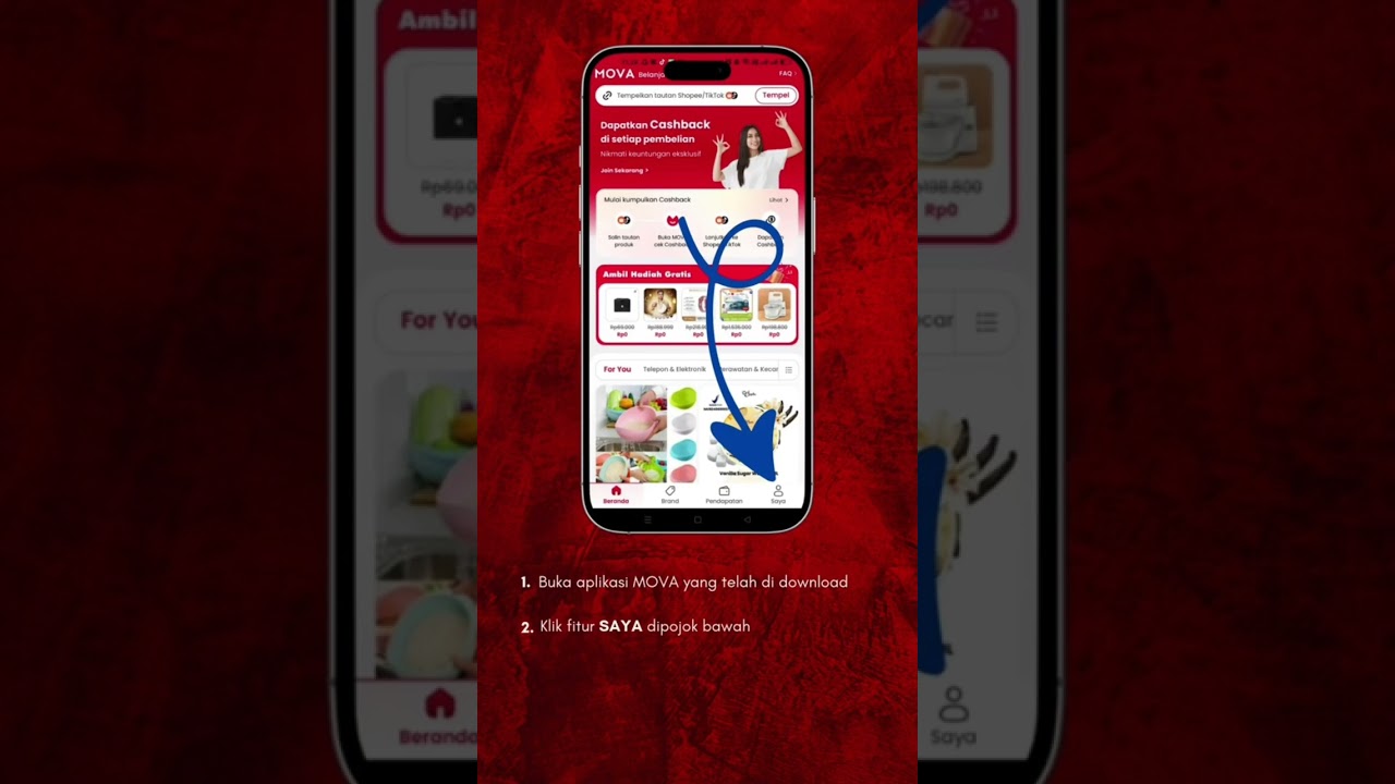 How to register  Mova App and Free Gift🎁