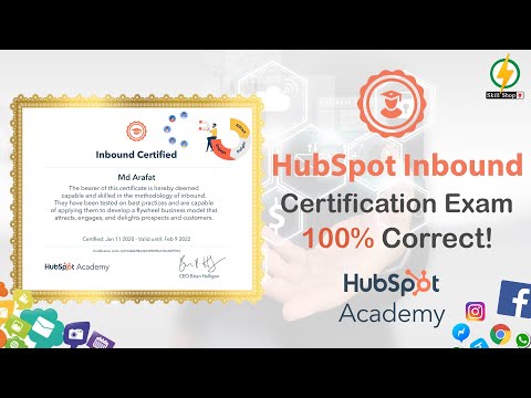 Inbound Certified Exam Answers 2021 | HubSpot | beCertified