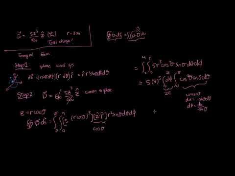 EM-Intro Example 3-02 and 3-04: Divergence Theorem on a spherical region.