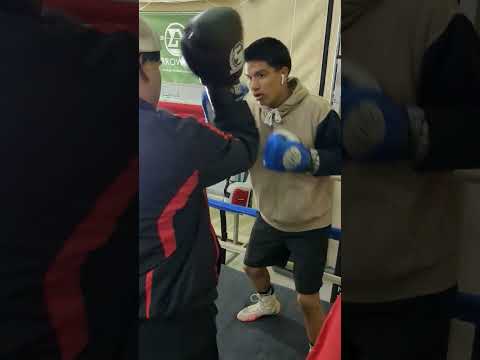Frankie Garcia staying at Vista Boxing Club in San Diego California