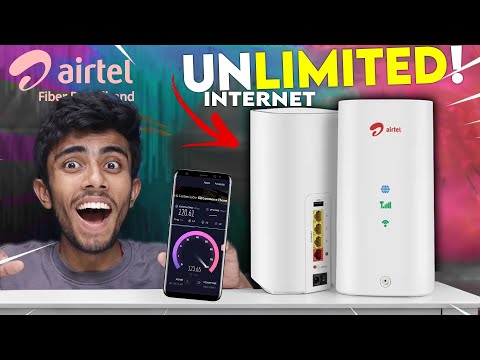 Airtel NEW Unlimited Internet Plan WIRELESS WIFI!⚡ Airtel Air Fiber Launch With Cheapest Price!