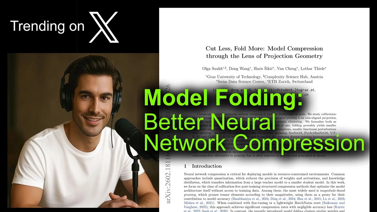 Model Folding: Better Neural Network Compression