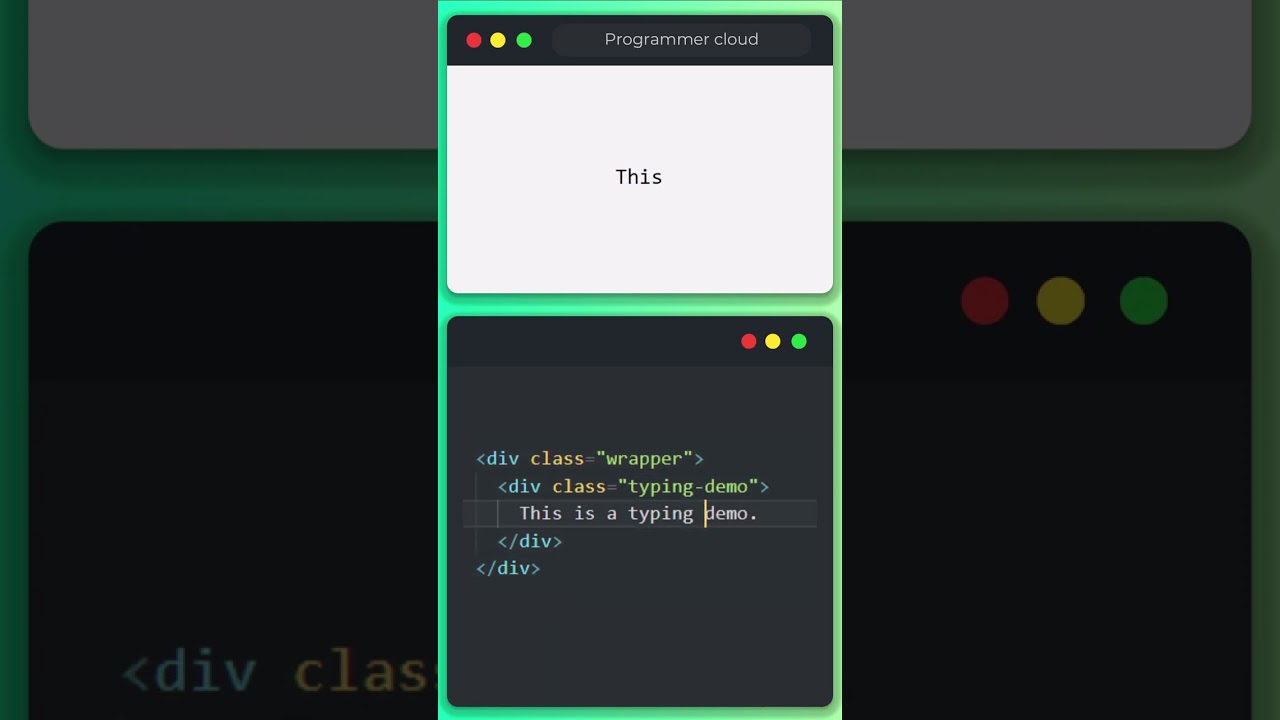 Amazing Typing Animation With Pure CSS 🔥🔥