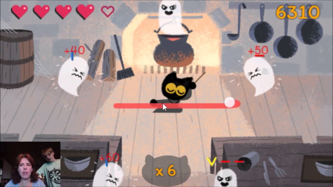 MAMA LET'S PLAY GOOGLE DOODLE HALLOWEEN 2016