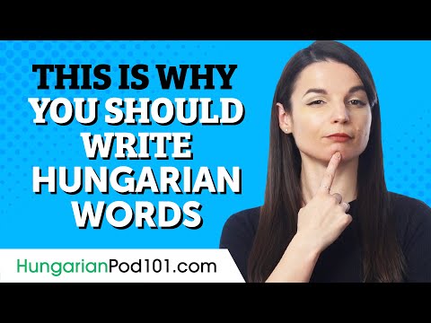 How to Learn Hungarian Words by Writing Them Out