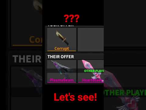 Offer's for corrupt in Roblox Mm2! *PART 1*