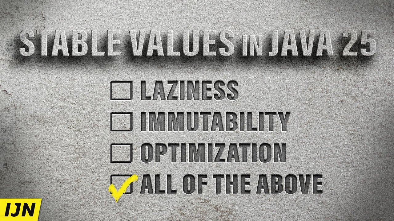 Stable Values in Java 25 - Inside Java Newscast #88