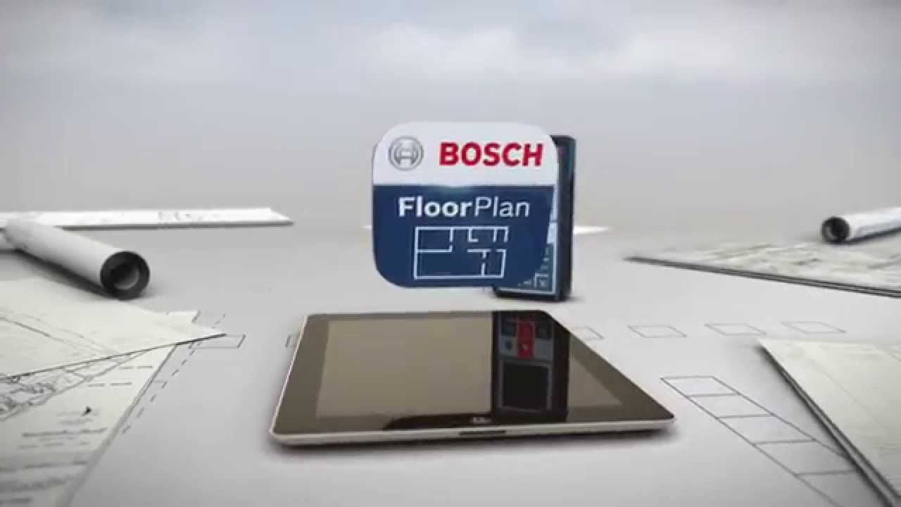 Bosch Professional GLM floor plan App