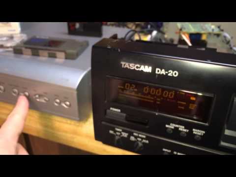 Tascam DA-20 DAT (Digital Audio Tape). Deck Never out of the | Reverb