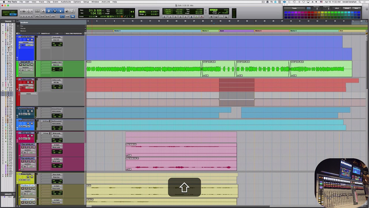 Protools 2020.3.   track folders   part 2